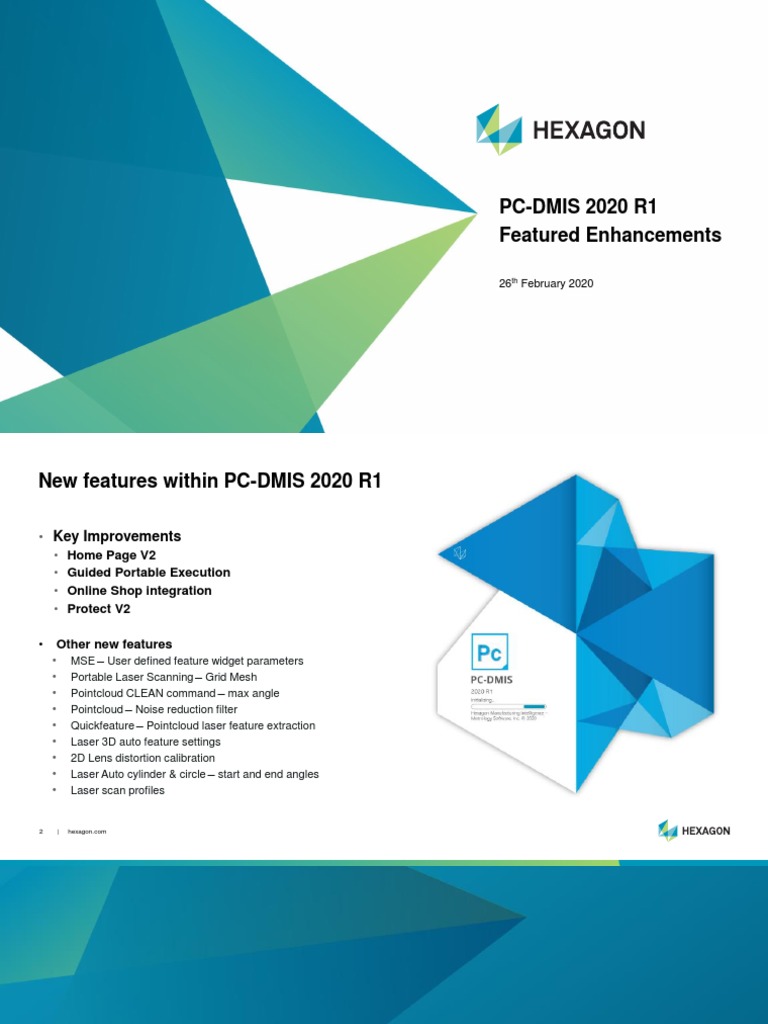 PC-DMIS 2020 R1 Featured Enhancements: 26 February 2020 | PDF | Field ...