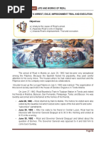 Timeline of Rizal's Execution | PDF | Prosecution | Armed Conflict