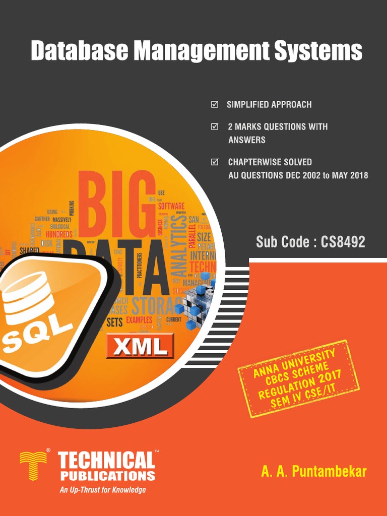 Cs8492 - Dbms Book | PDF | Relational Model | Databases Cs8492 - Dbms Book | PDF | Relational Model | Databases