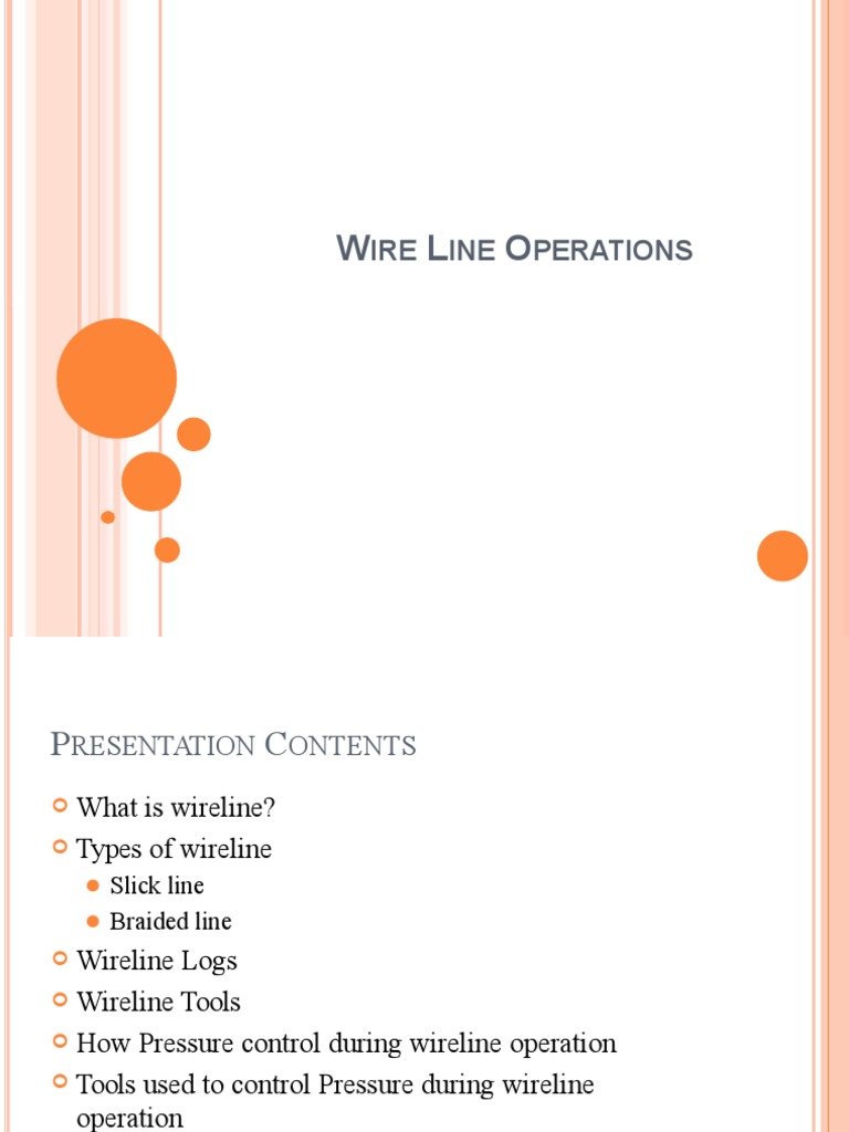 Wireline Operations | PDF | Tools | Energy Technology
