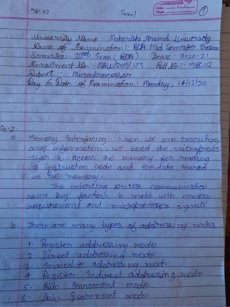 Microprocessor and Assembly Language | PDF