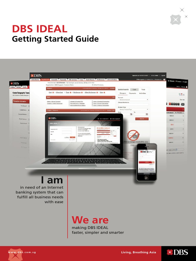 Dbs Ideal: Getting Started Guide | Download Free PDF | Cheque ...