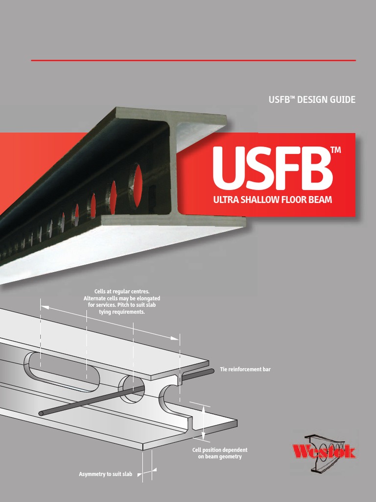 Westock - Ultra Slim Floor Beam (USFB) Design | PDF | Precast Concrete ...