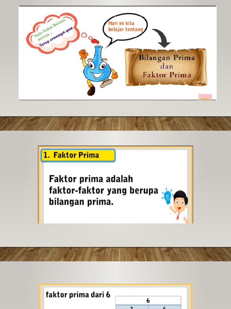 Faktor Prima Dan Faktorisasi Prima | PDF