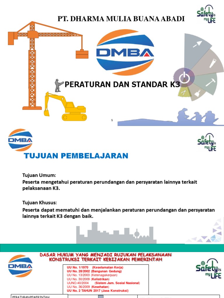 C.7. Peraturan-Perundangan-Dan-Standar-K3 (Pt. Dmba) | PDF