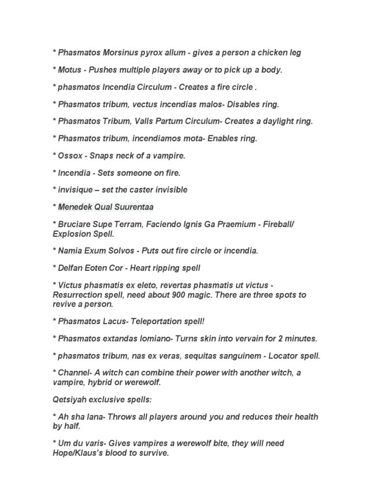 Spells | PDF | History