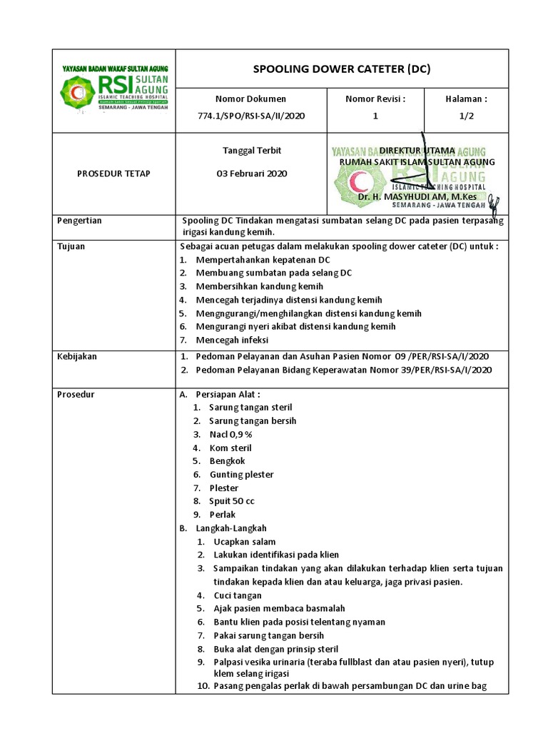 Spooling Dower Cateter-Dikonversi | PDF | Kesehatan Holistik