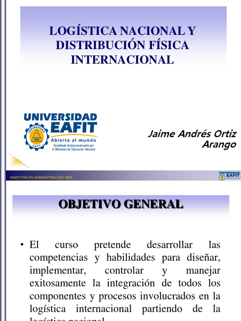 Módulo 1 - Logística Nacional e Internacional | PDF | Logística ...
