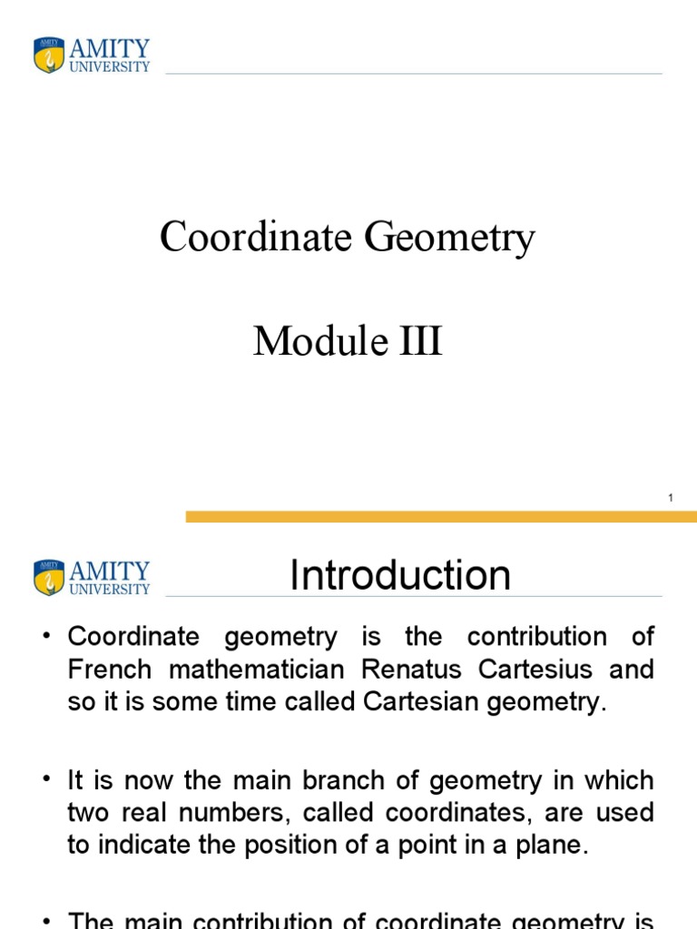 Q2-Coordinate Geometry | PDF | Slope | Analytic Geometry
