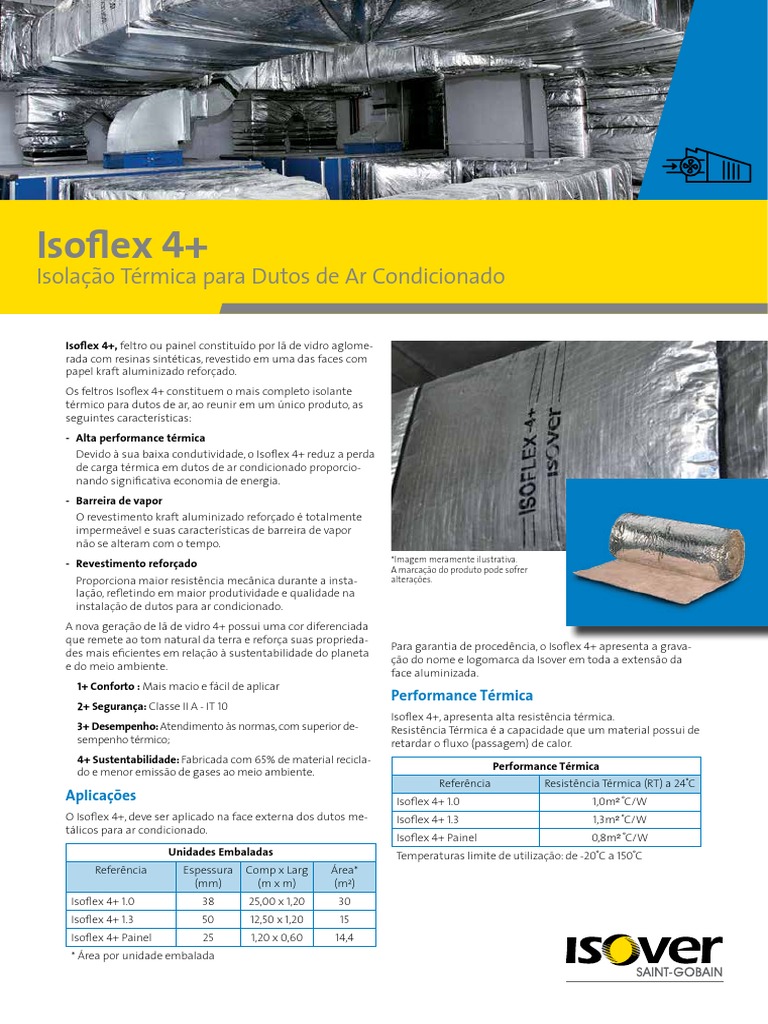 Iso Catalogo Laminas Isoflex 4 Isover 2016 v05 | PDF | Física Aplicada ...