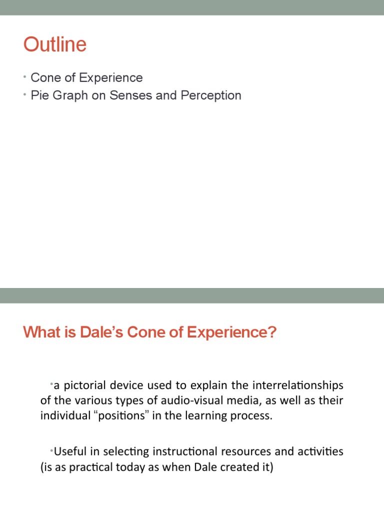Understanding Dale's Cone of Experience | PDF | Experience | Senses