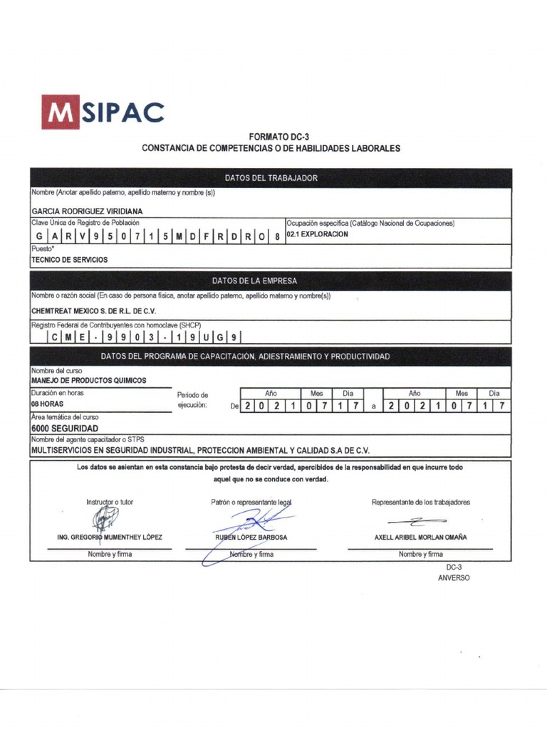 DC3 Viridiana MPQ | PDF