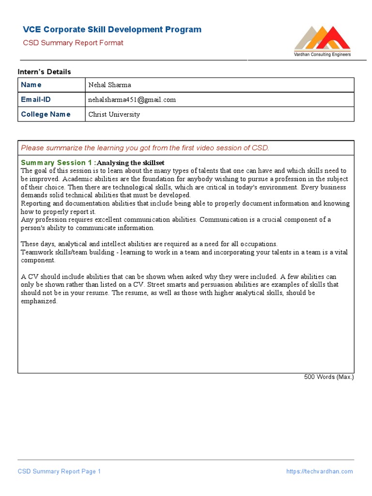 CSD Summary | PDF | Sensitivity Analysis | Goal
