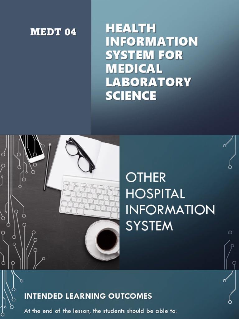 Medt 04: Health Information System For Medical Laboratory Science | PDF ...