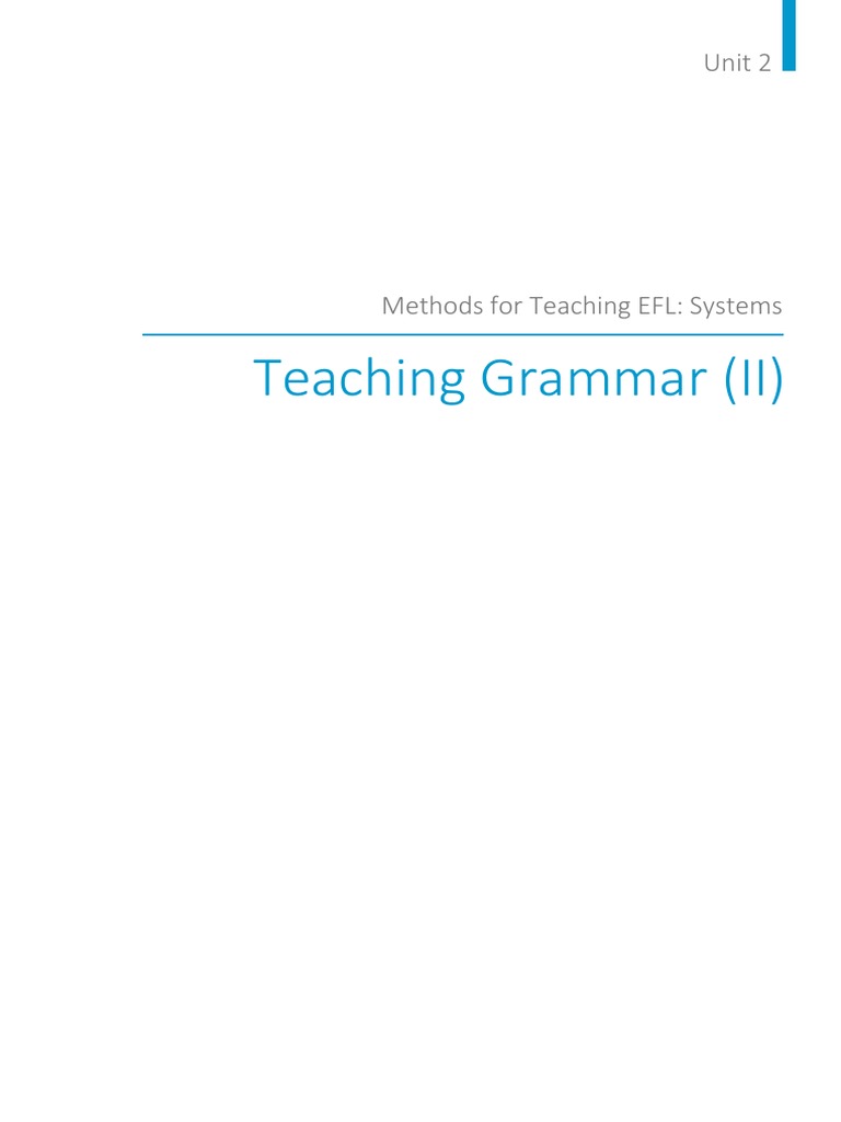 Unit 2 | PDF | English As A Second Or Foreign Language | Language Education