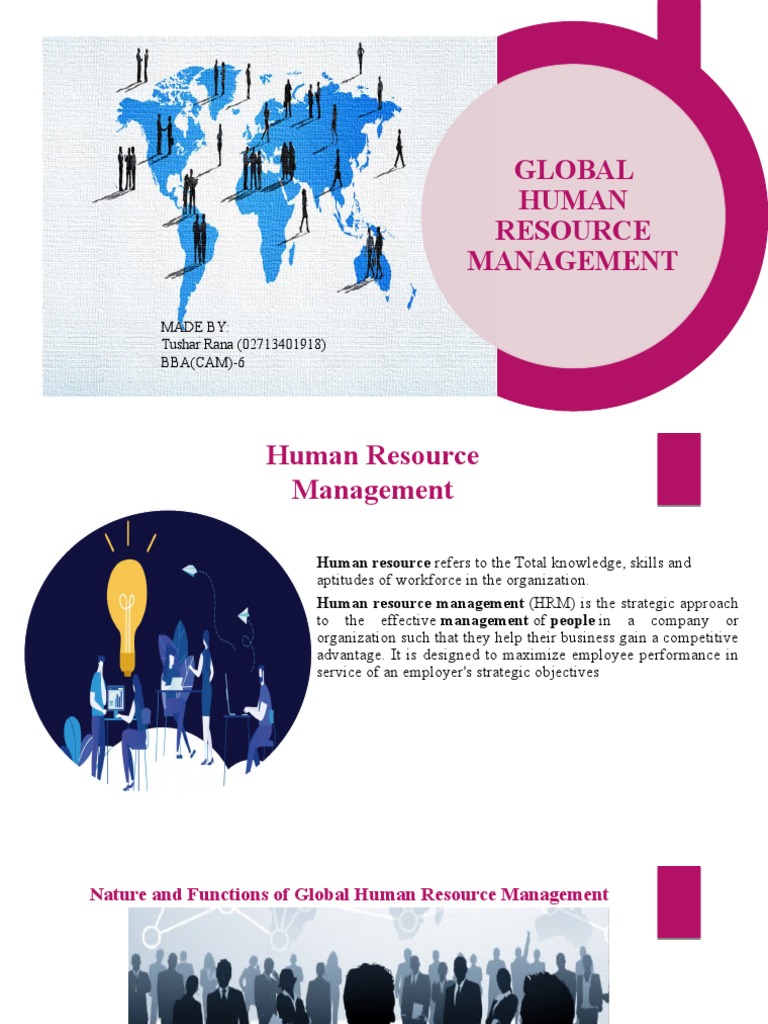 Global Human Resource Management | PDF | Human Resource Management ...