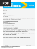 Capgemini Offer Letter | PDF | Business