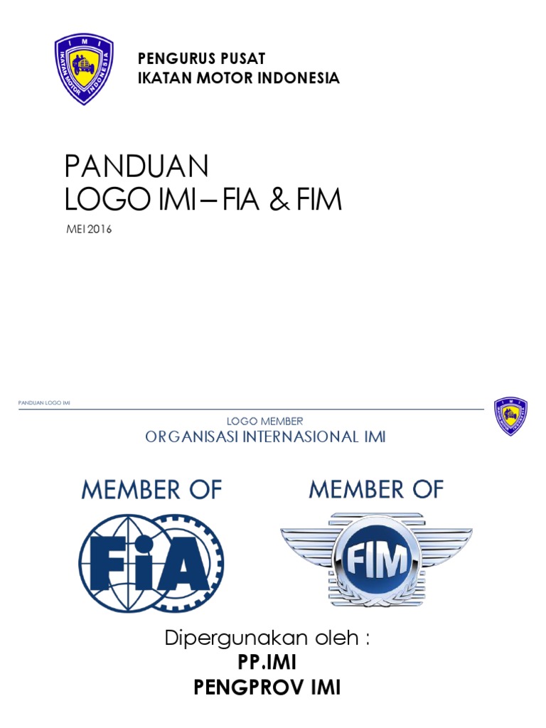 Panduan Logo IMI | PDF