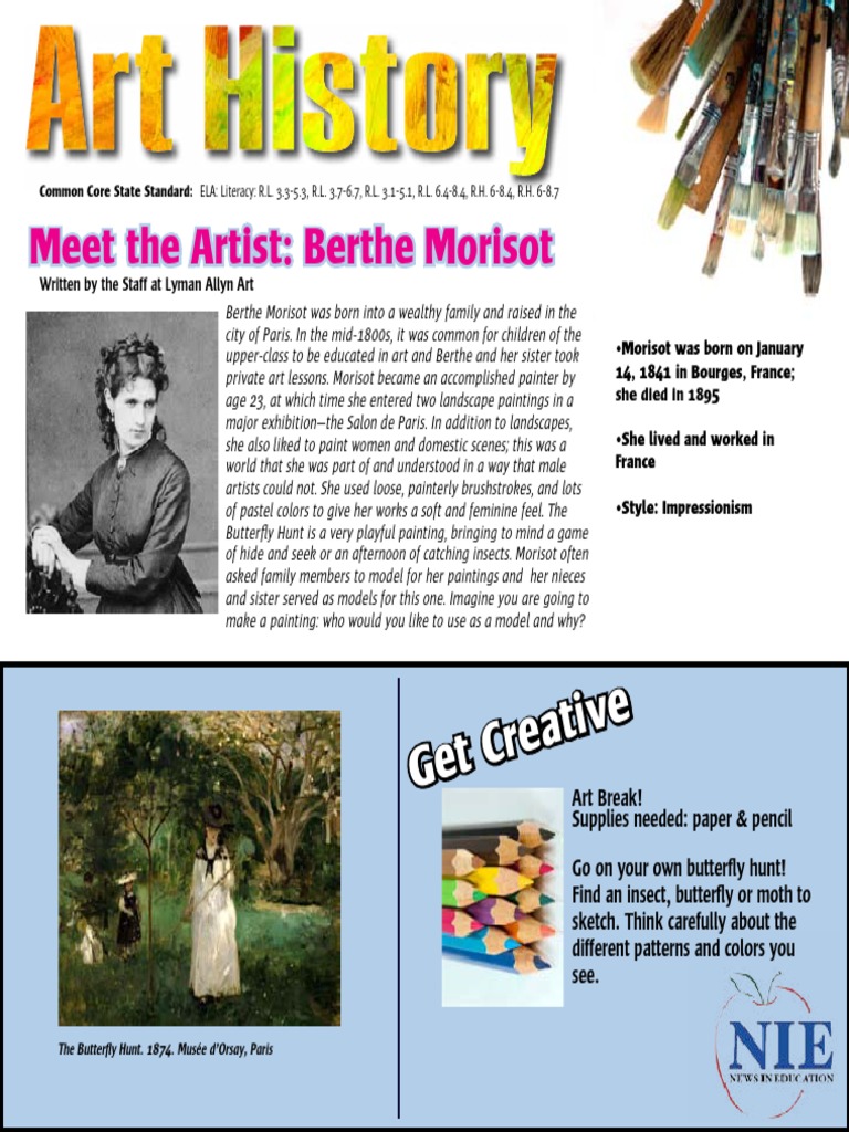 Meet The Artist: Berthe Morisot: Get Creative | PDF | Plastic Arts ...