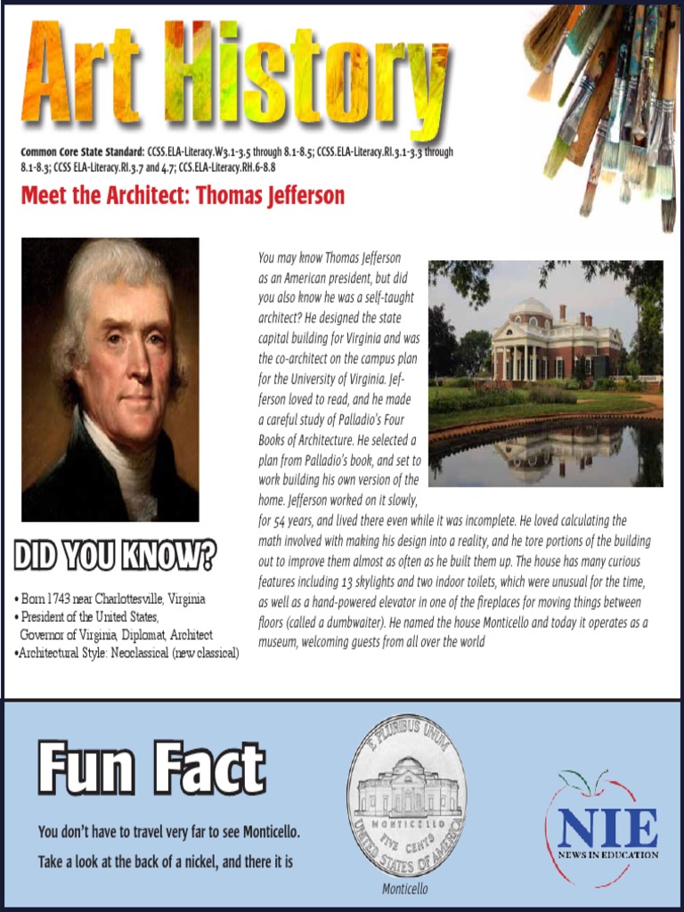 Thomas Jefferson | PDF | Monticello | Architectural Design