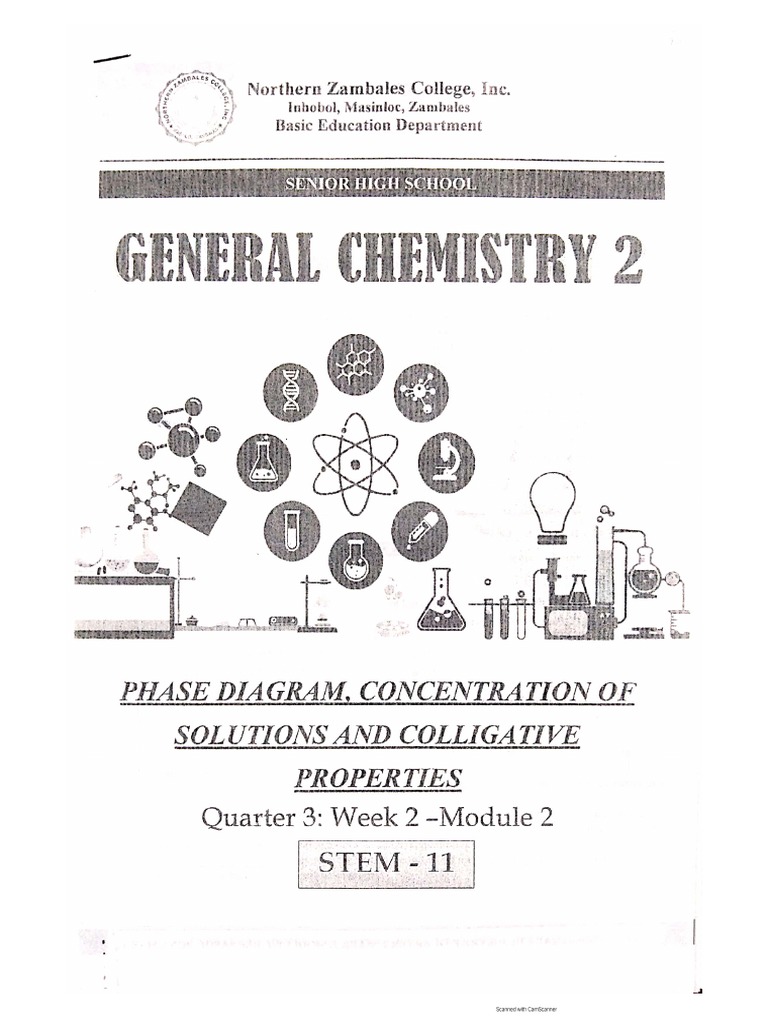 General Chemistry 2 Q3-M2 | PDF