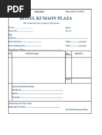 Hotel Bill | PDF
