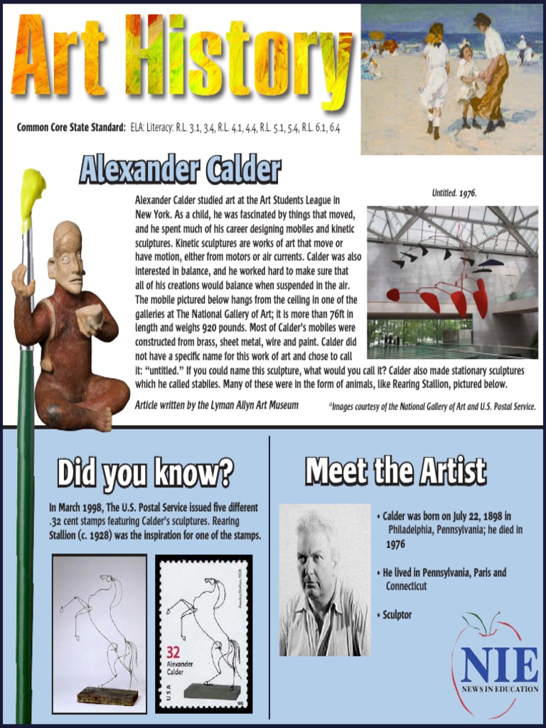 Alexander Calder: Meet The Artist Did You Know? | PDF | Sculpture ...