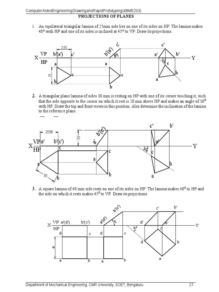 Planes Observation Problems | PDF | Elementary Geometry | Euclidean ...