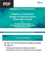 Pneumatic Circuit Design by Cascade Method | PDF | Piston | Machines