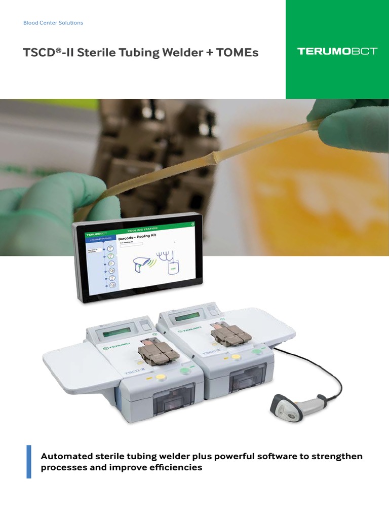 TSCD - Ii Sterile Tubing Welder + Tomes | Download Free PDF ...