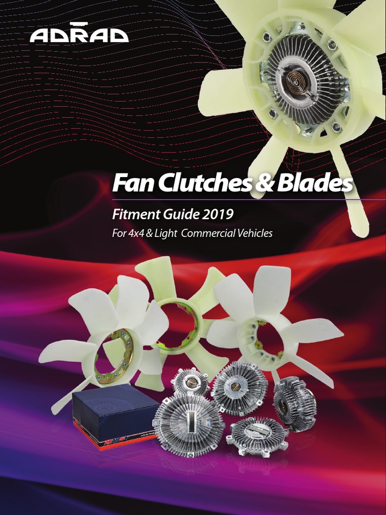Adrad Fan Clutches App Guide 0619 | PDF | Internal Combustion Engine | Off Roading