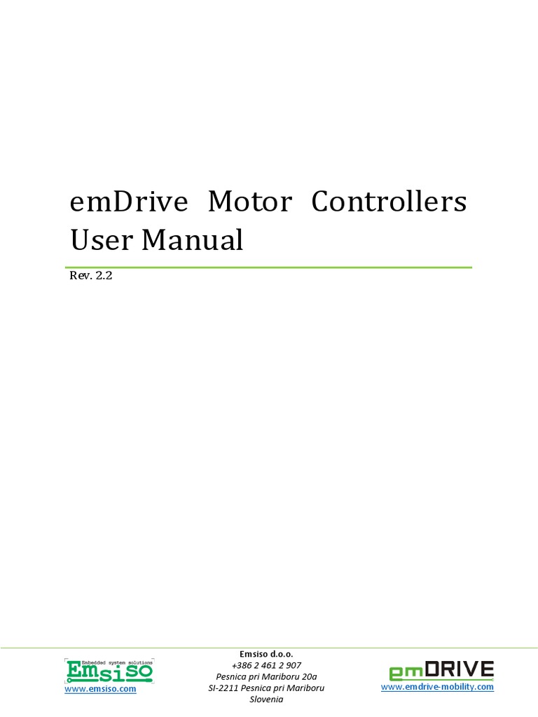 Emdrive User Manual - v2 - 2 | PDF | Electric Motor | Electromagnetism