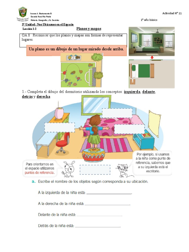 Actividad N°11 Planos y Mapas | PDF