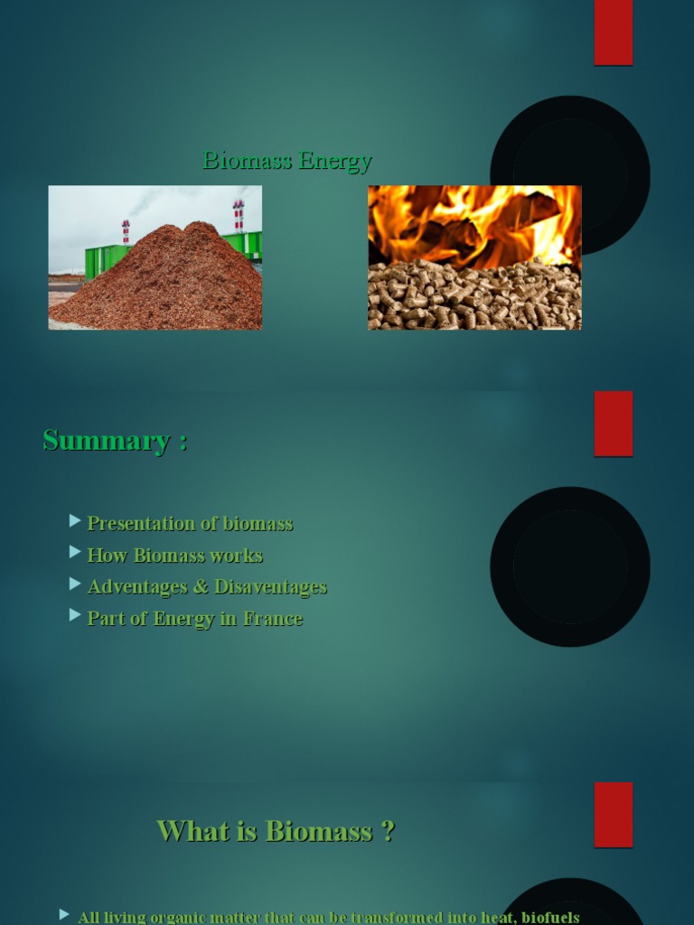 Biomass Energy: Benefits and Challenges | PDF