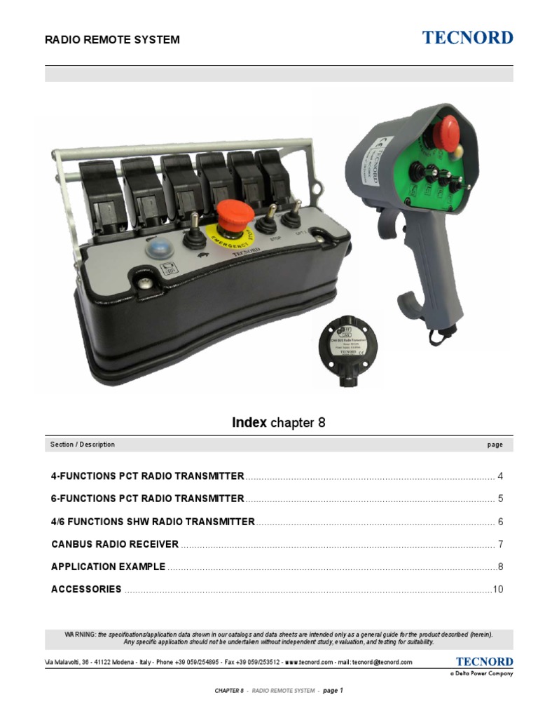 Radio Remote System: Index Chapter 8 | PDF | Radio | Power Supply