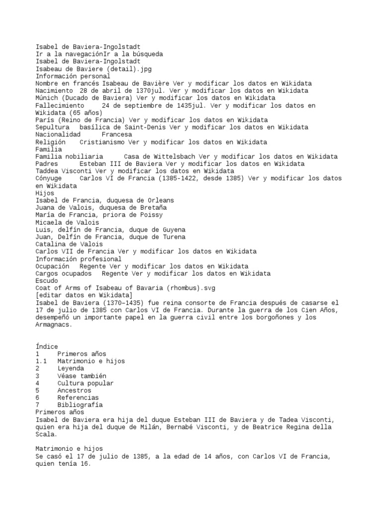 Isabelb | PDF | Casa de valois | Nobleza francesa