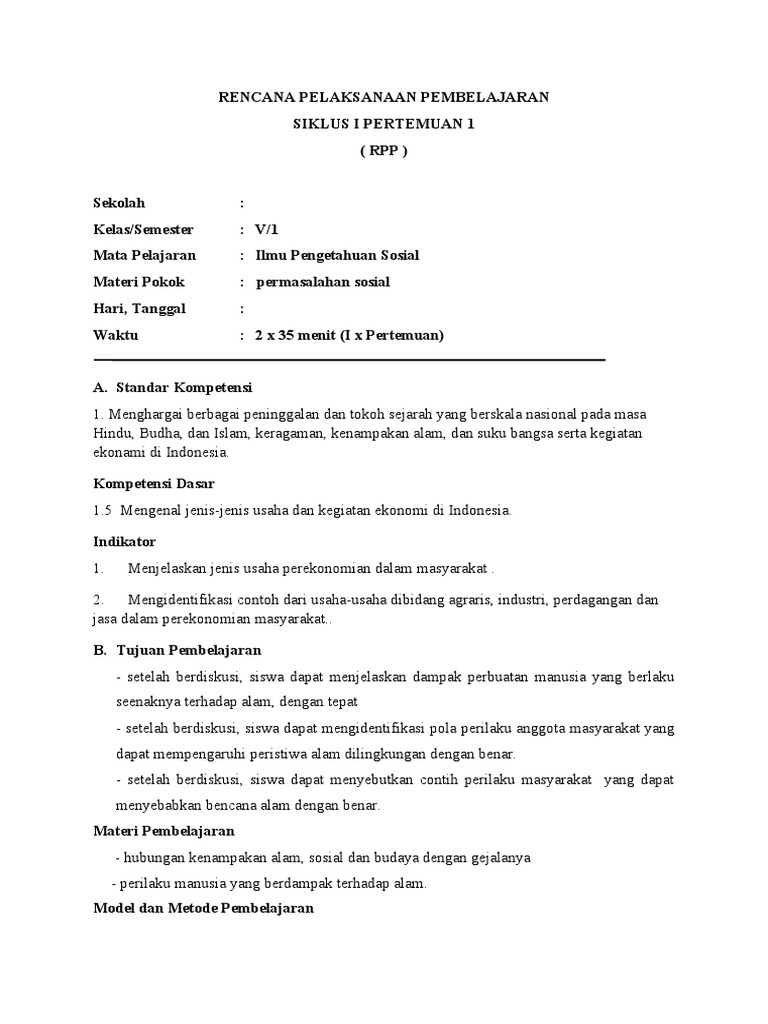 RPP Ips | PDF