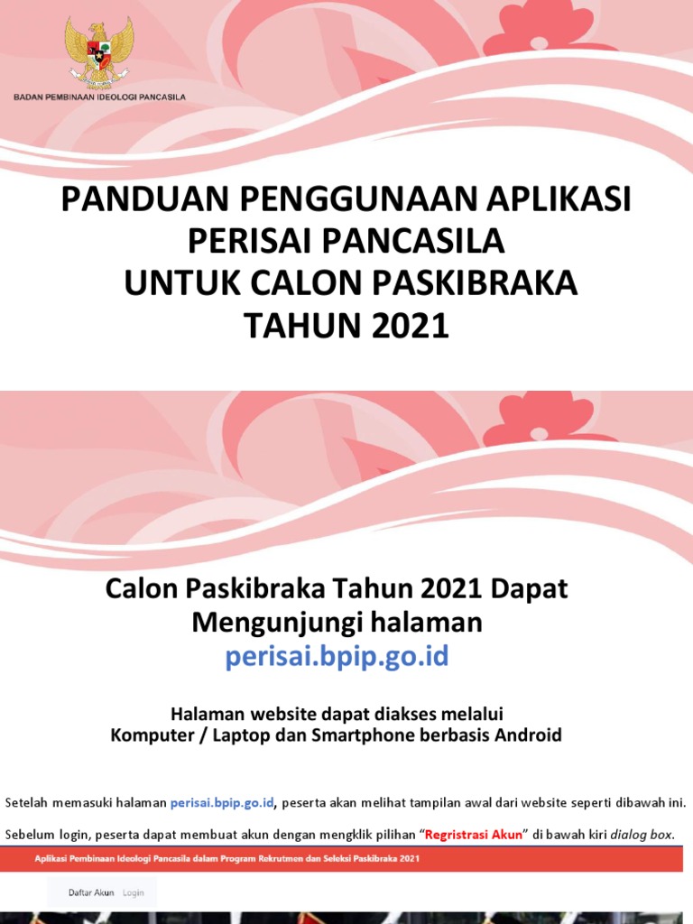 TATA CARA AS PESERTA (Belum TES PIP) | PDF
