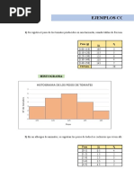 Histogramas Ejercicios Resueltos | PDF | Histograma