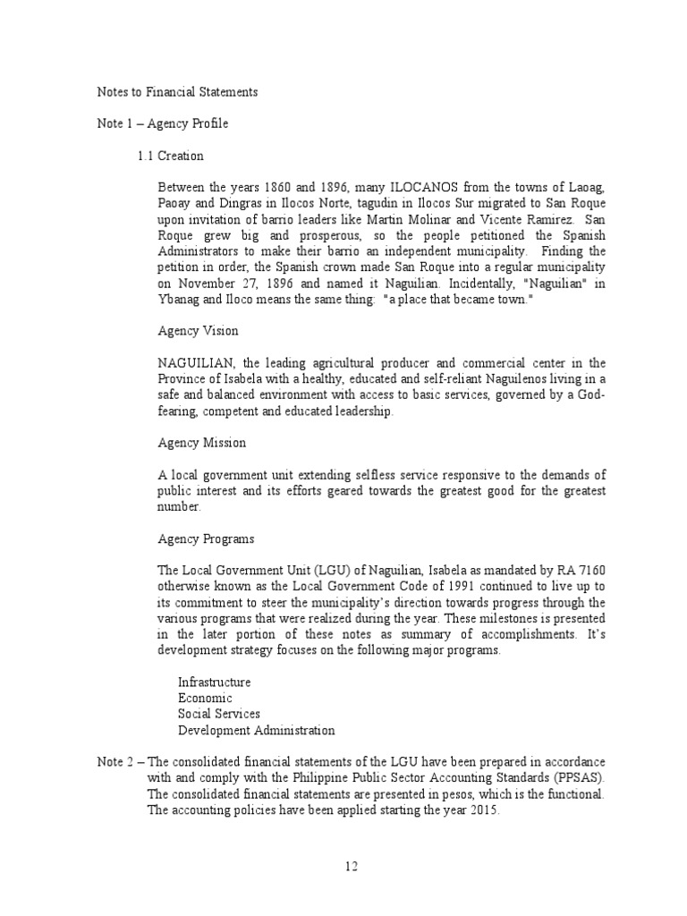 08-Naguilian2017 Part1-Notes To FS | PDF | Depreciation | Cost