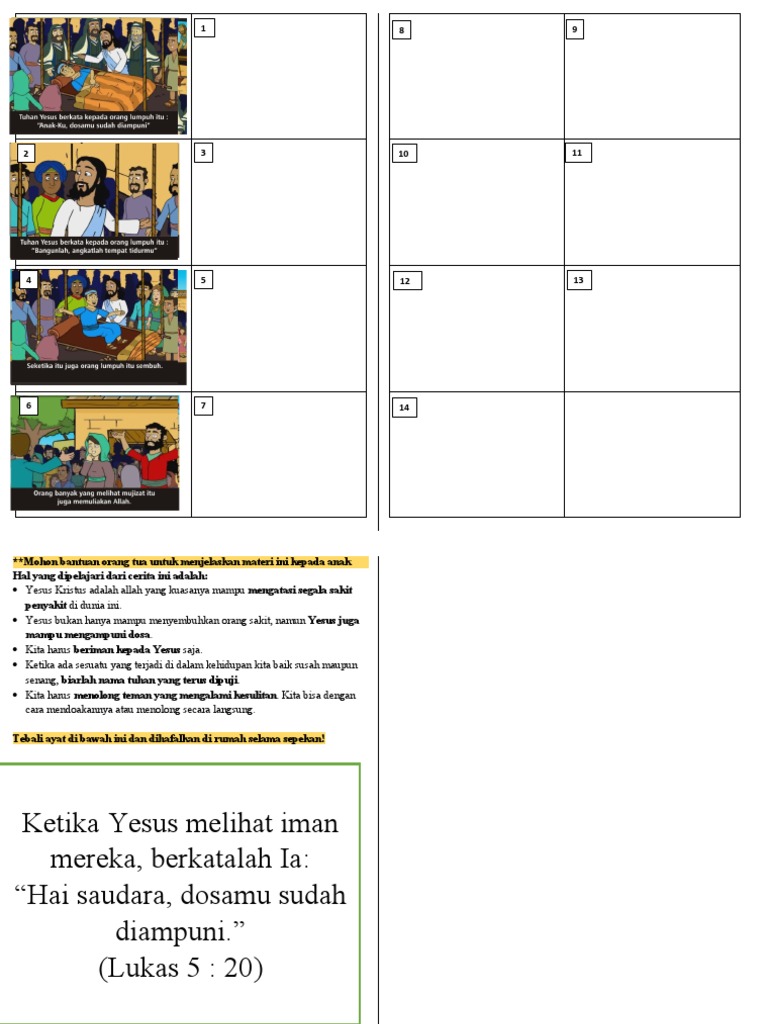Yesus Menyembuhkan Orang Lumpuh | PDF | Agama & Spiritualitas