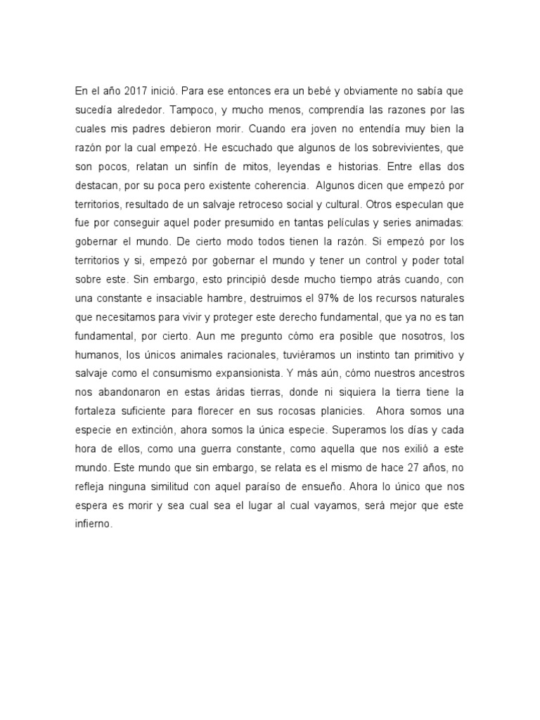 Que Pasaria Si.. | PDF
