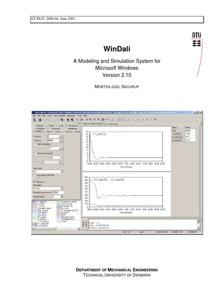 Windali: A Modeling and Simulation System For Microsoft Windows | Download Free PDF | Variable ...