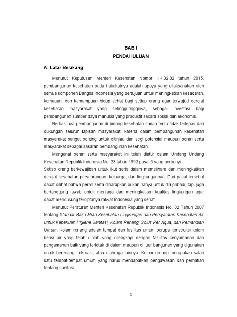 BAB 1-3 Ada Daftar Pustaka | PDF