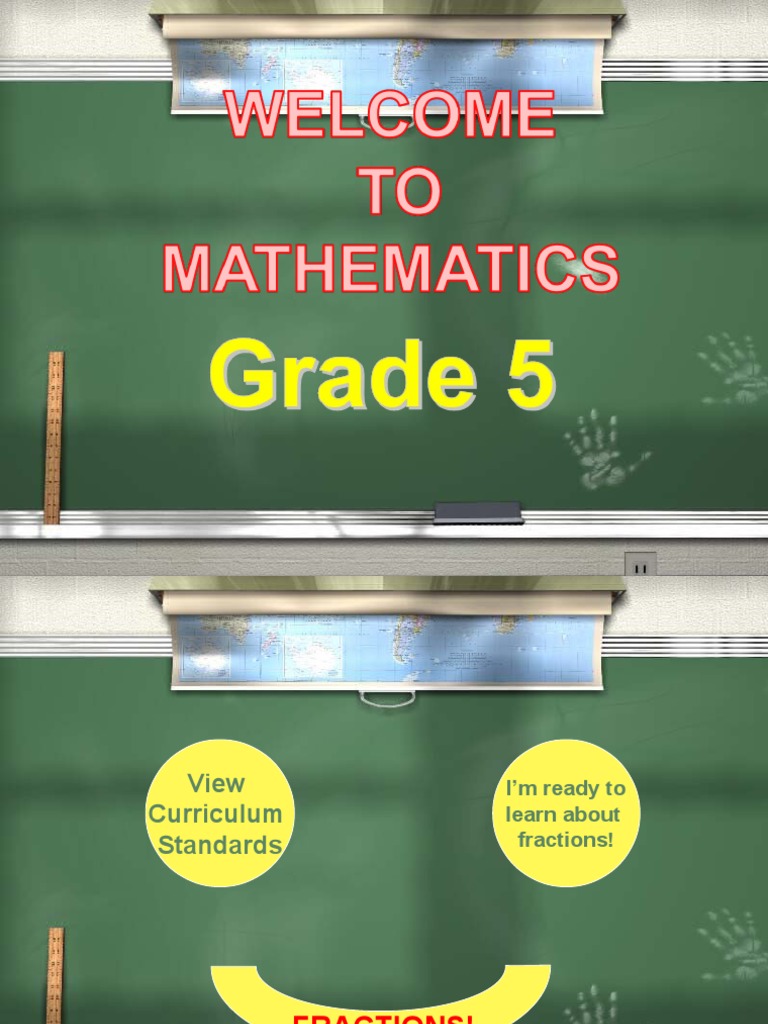 Grade 5 Fractionsppt | PDF | Notation | Teaching Mathematics