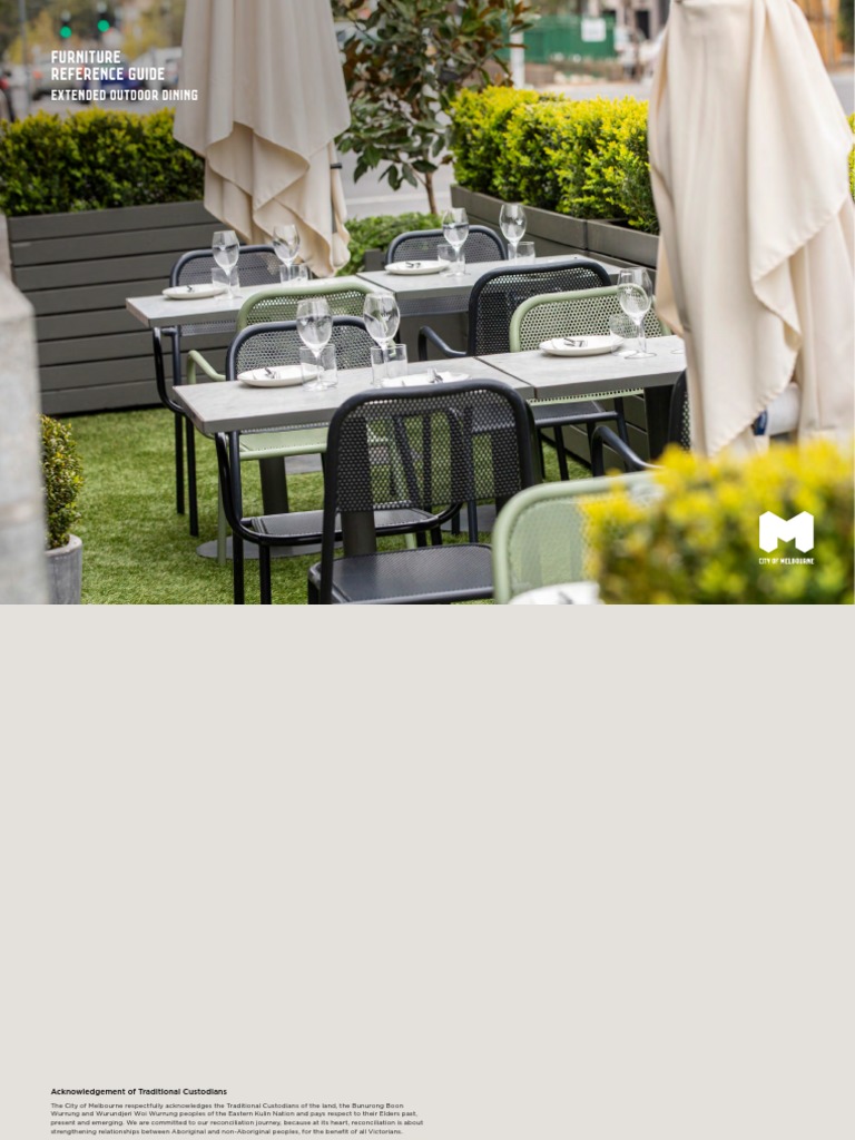 Furniture Reference Guide: Extended Outdoor Dining | PDF | Traffic | Chair