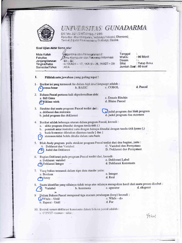 Algoritma Dan Pemrograman 2 - 2 OCR | PDF