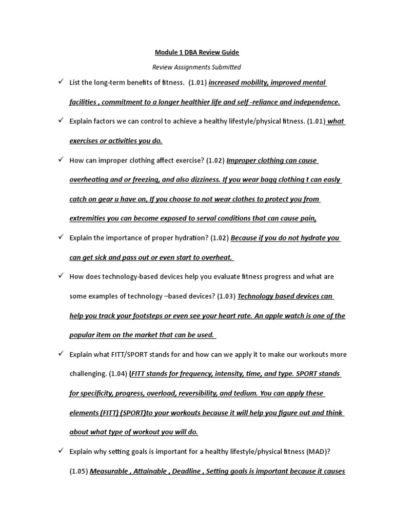 Moudule 1 DBA Study Guide | PDF