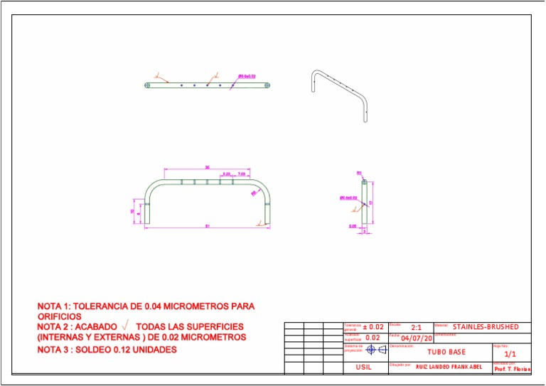 2d Tubo Base | PDF