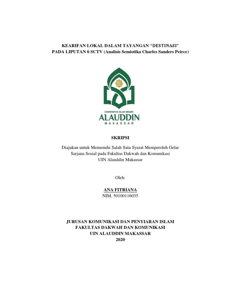 Ana Fitriana (Revisi Hasil 1) 08 Januari 2021 | PDF | Ilmu Sosial | Sejarah